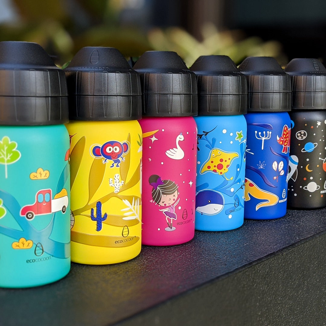 Ecococoon 350ml Drink Bottles I The Bento Buzz