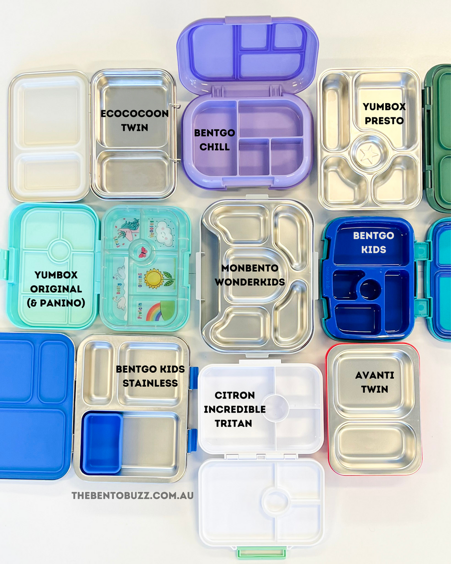 2022 Lunch Box Comparison Photos | The Bento Buzz
