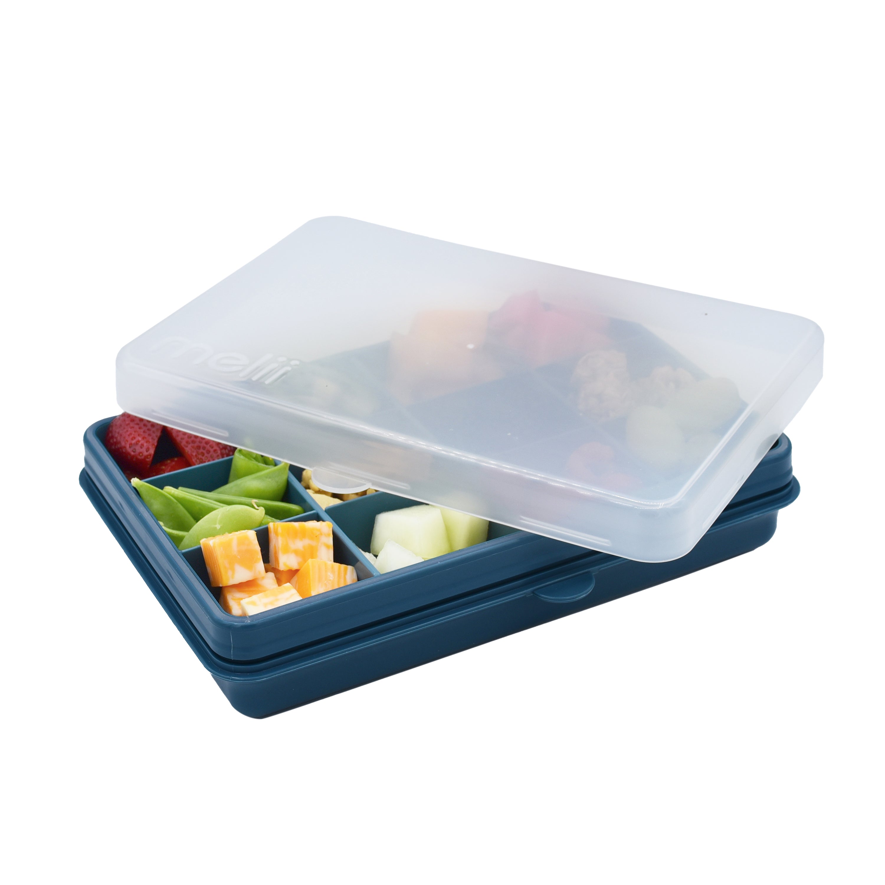 Melii Snackle Box - Blue I The Bento Buzz