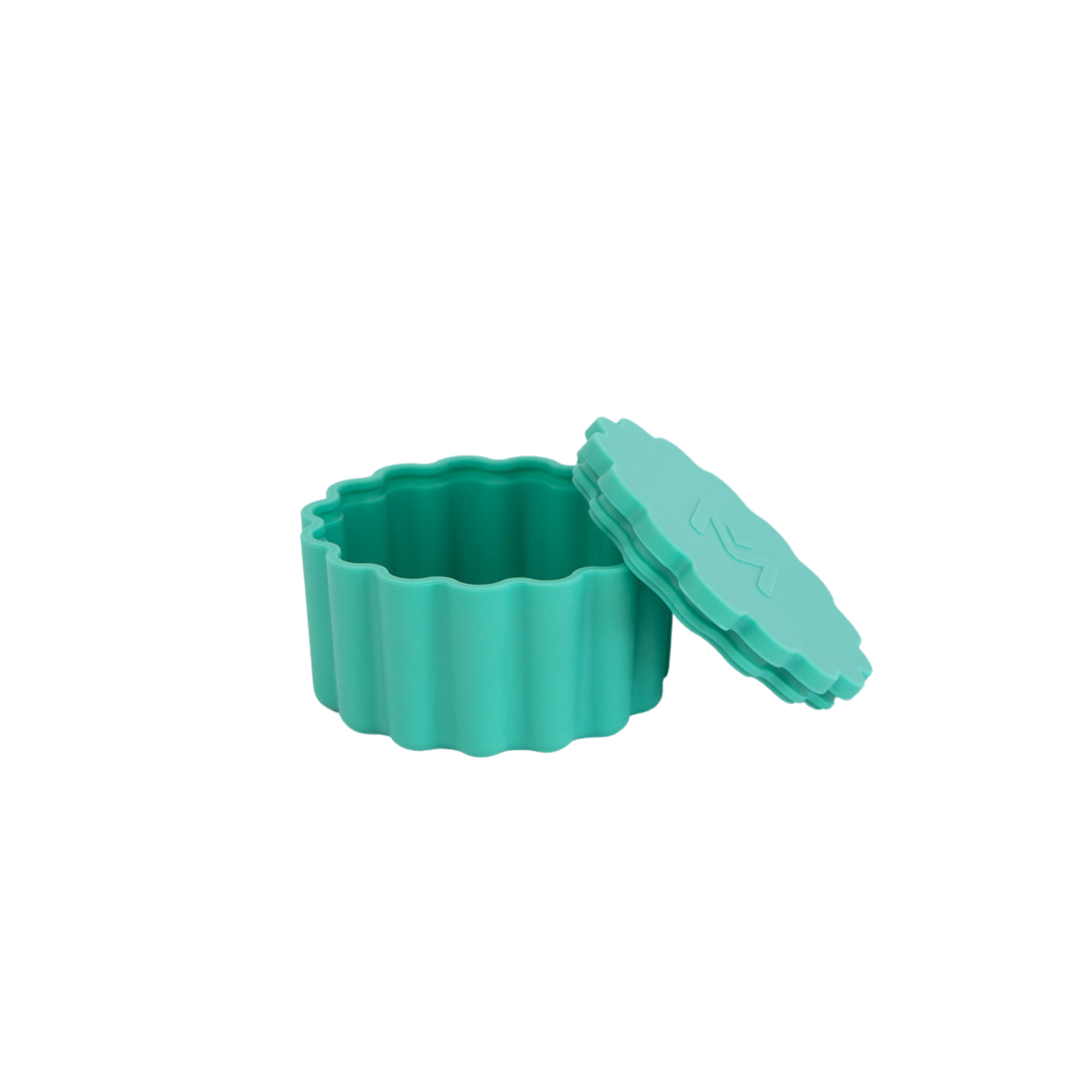 MontiiCo Silicone Scallop Tub - Lagoon I The Bento Buzz