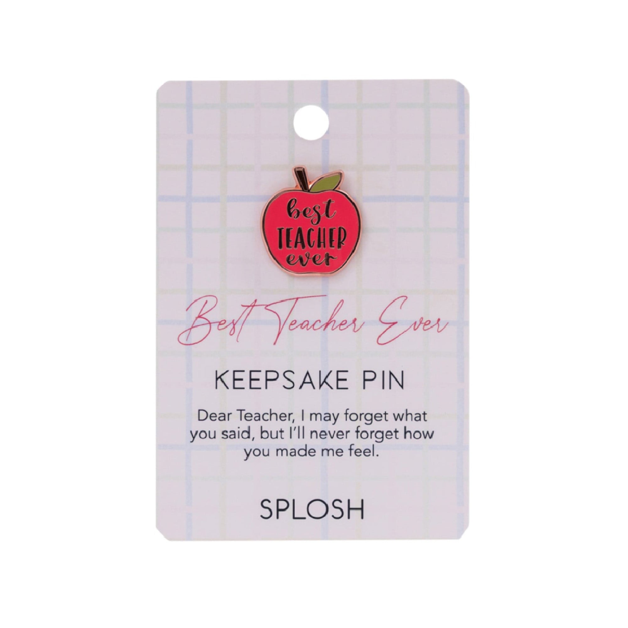 Splosh Teacher Keepsake Pin | The Bento Buzz