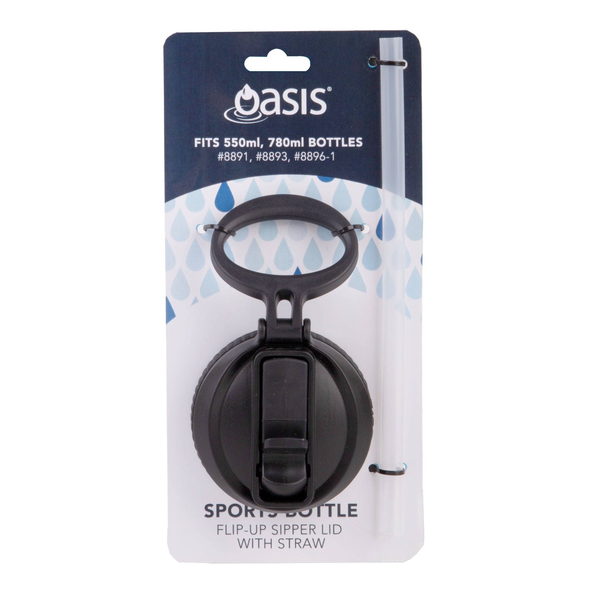 Oasis Drink Bottle Replacement Sipper Lid + Straw I The Bento Buzz